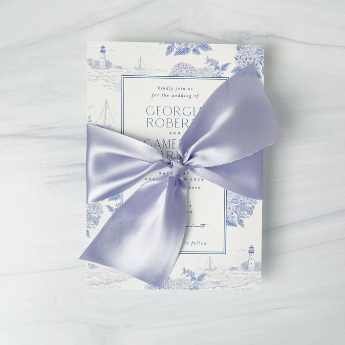 2" Silk Ribbon - Pale Lavender Ribbons by Honey Silks Co | Minted