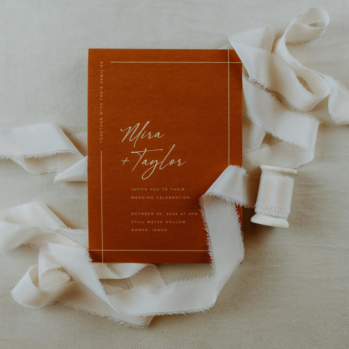 Silk Wedding Ribbon Ivory 1" Wide Ribbons by Jordan Perry | Minted