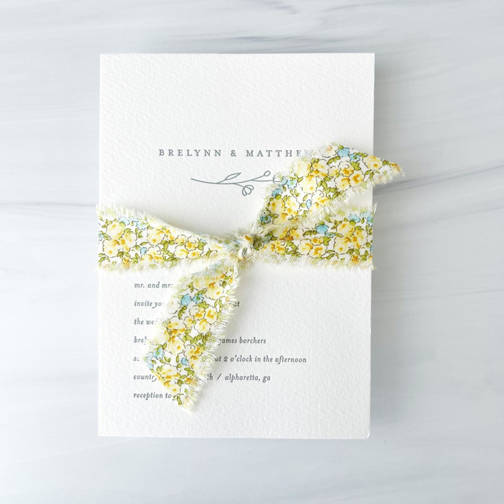 1" Cotton Ribbon - Vintage Floral Ribbons by Honey Silks Co | Minted