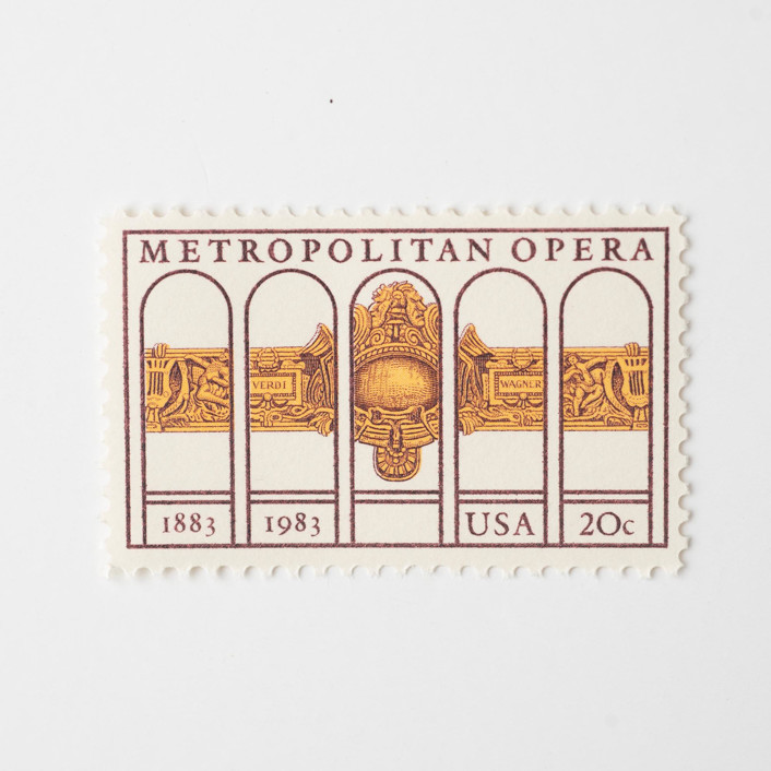 20 Cent Metropolitan Opera Postage Stamps // Set of 10 // UNUSED ...