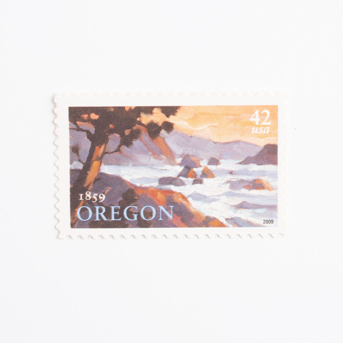 42 Cent Oregon Coast Postage Stamps // Set of 10 // UNUSED Vintage ...