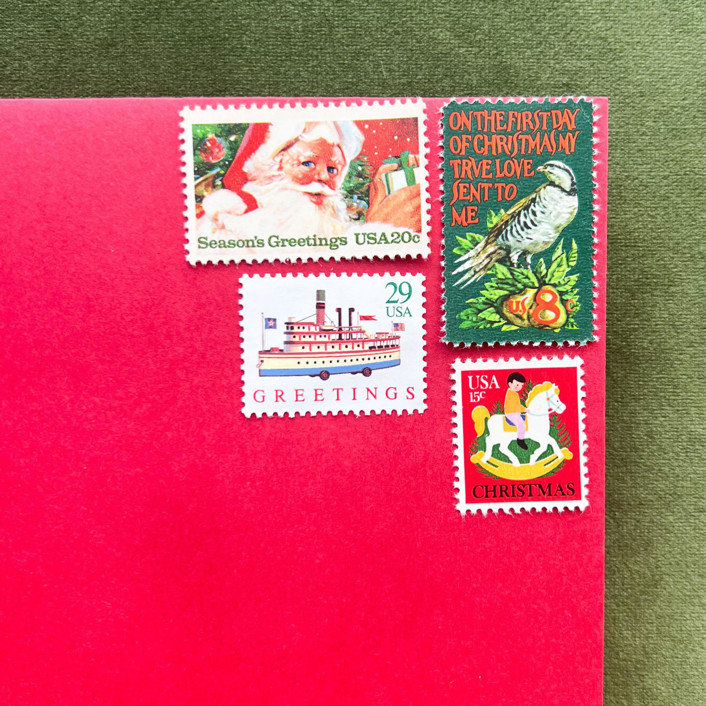Navidad Postage Collection Postage Stamps by Little Postage House | Minted