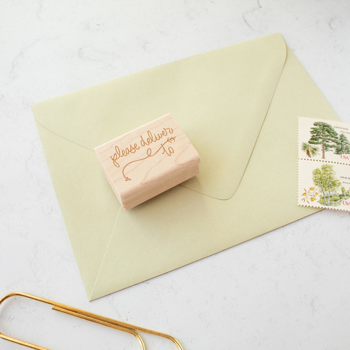 Please Deliver To Rubber Stamp Postage Stamps by Jennifer Montgomery ...
