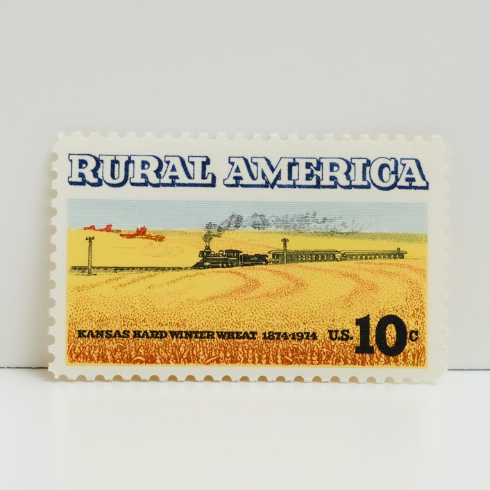 Vintage Unused Stamps - 10 cent Rural America - Set of 10 Postage ...