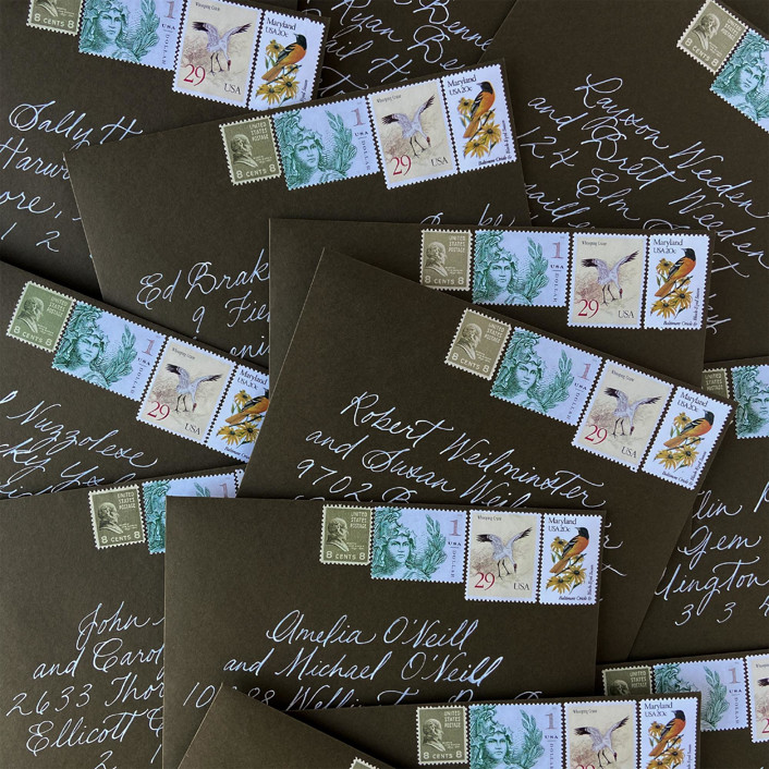 CUSTOM Postage Set (CURRENT + Vintage stamps) // Set of 10 // $1.07 in ...