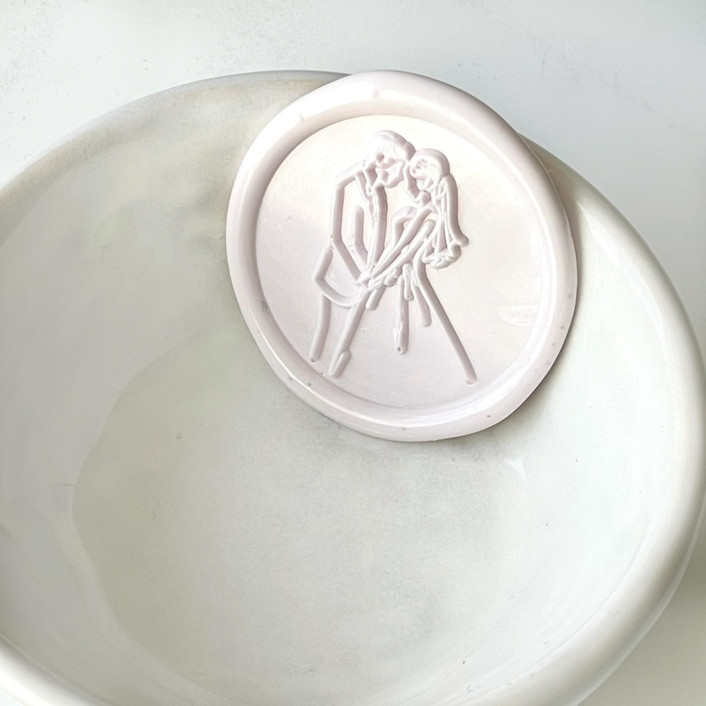 Bride and Groom Wax Seal, Pack of 10, Customizable Color Wax Seals by ...