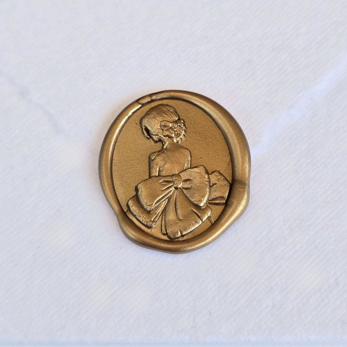 My Sweet Girl - Customizable Color- Set of 25 Hand-crafted Wax Seals ...