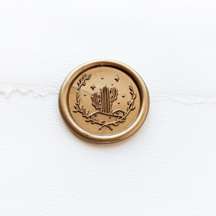 Desert Scape- Customizable Color- Set of 25 Hand-crafted Wax Seals Wax ...