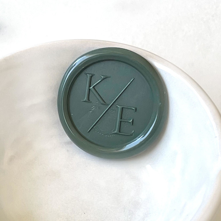 Serif Initial Wax Seals, Pack of 50, Customizable Color Wax Seals by ...
