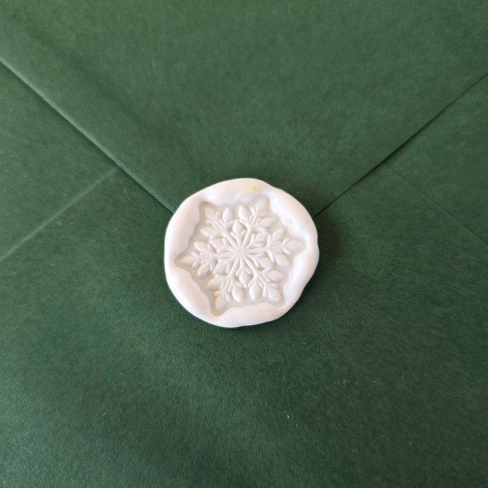 Let it Snow- Customizable Color- Set of 25 Hand-crafted Wax Seals Wax ...