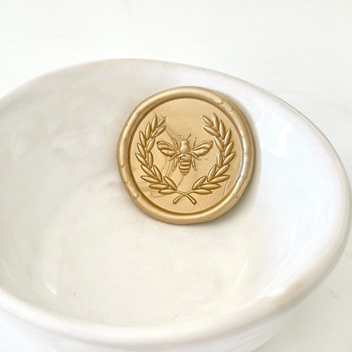 Bee Laurel Wax Seals Pack of 10, Customizable Color Wax Seals by Abby ...