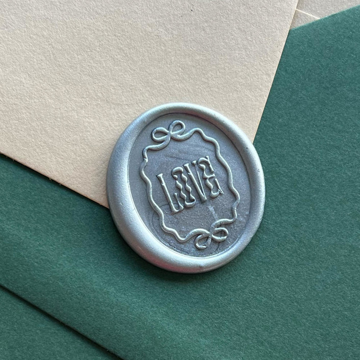 Sealed with Love Wax Seal Sticker - Pack of 10 Wax Seals by Eva Tadros ...