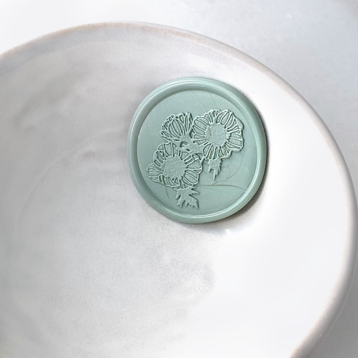 Anemone Wax Seal Pack of 10, Customizable Wax Seals by Abby Choi | Minted