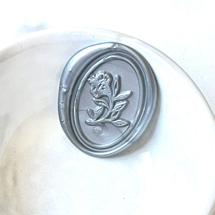 Hibiscus Stem Wax Seal Pack of 10, Customizable Wax Seals by Abby Choi ...