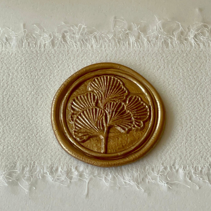Ginko Leaf Wax Seals (Set of 10) Wax Seals by Vee | Minted