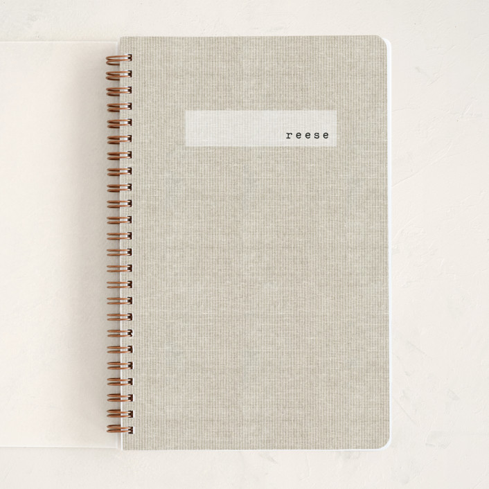 Minimal Linen Journals and Planners by Susan Brown | Minted