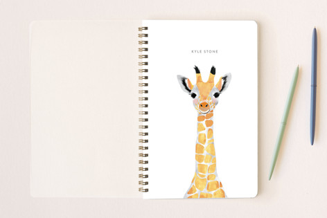 Baby Animal Giraffe Notebooks by Cass Loh | Minted