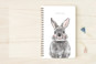 Baby Animal Rabbit Notebooks, Day Planners, or Add... | Minted