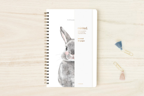 Baby Animal Rabbit Notebooks, Day Planners, or Add... | Minted