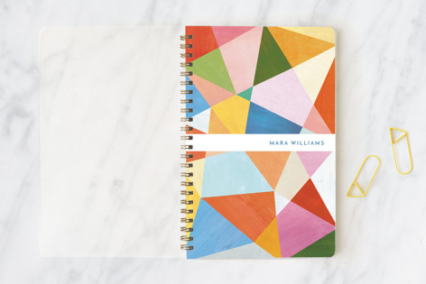 Painted Geometry Notebooks, Day Planners, or Addre... | Minted