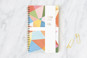 Painted Geometry Notebooks, Day Planners, or Addre... | Minted