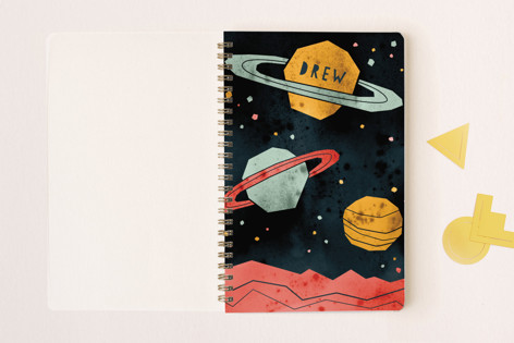 Space Planets Notebooks, Day Planners, or Address ... | Minted