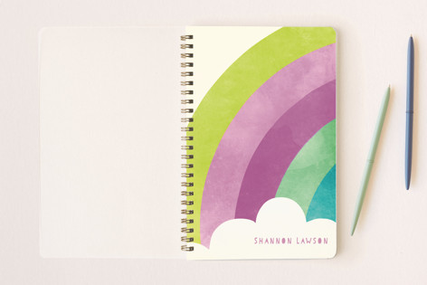 Bright Rainbow Notebooks, Day Planners, or Address... | Minted