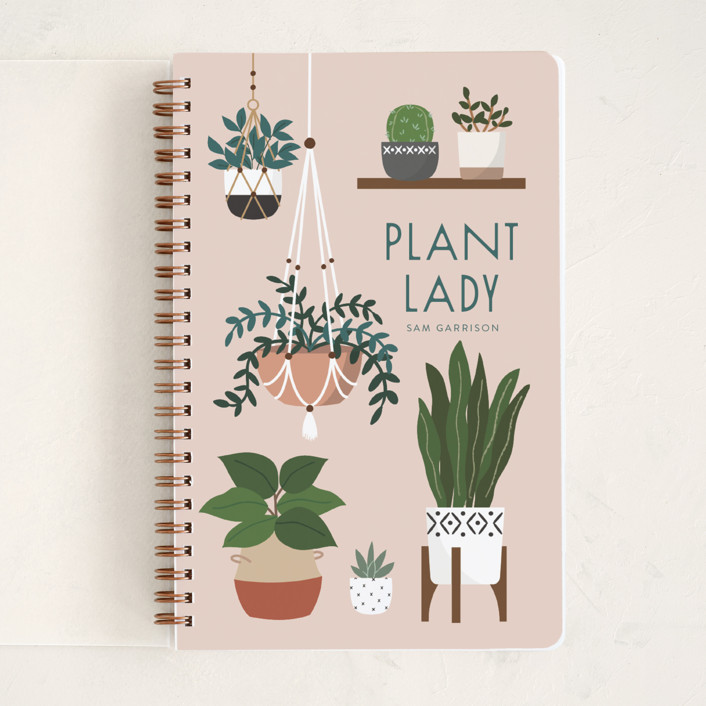 Plant lady Journals and Planners by Annie Holmquist | Minted