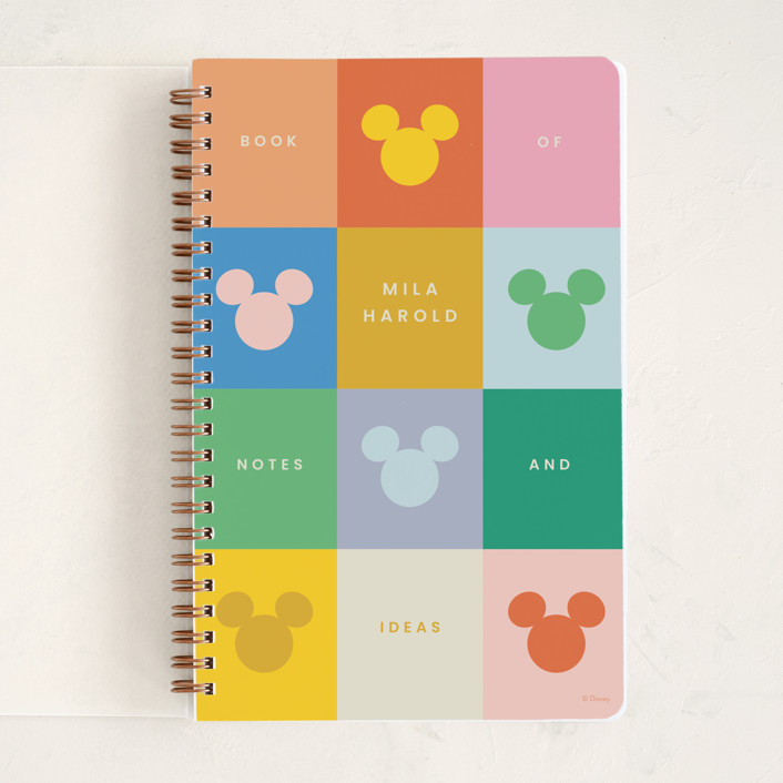 Vibrant Disney Mickey Journals and Planners by Ellen Schlegelmilch | Minted