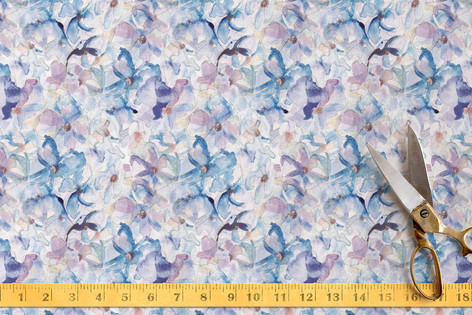 Hydrangea Fabric by sheJedi | Minted