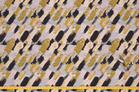 Rushing for Blush Fabric by Ash Sta. Teresa | Minted