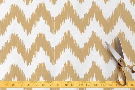 ikat chevron Fabric by Hooray Creative | Minted