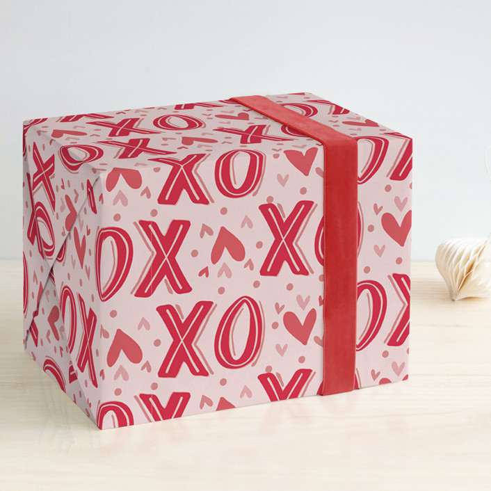 Big XO Wrapping Paper Sheets by Melissa Egan of Pistols | Minted