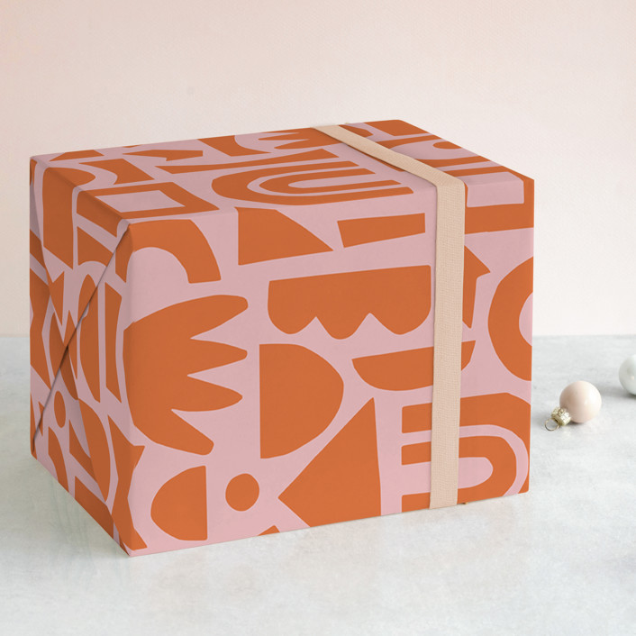 Shape Play Wrapping Paper Sheets by Ampersand Design Studio | Minted