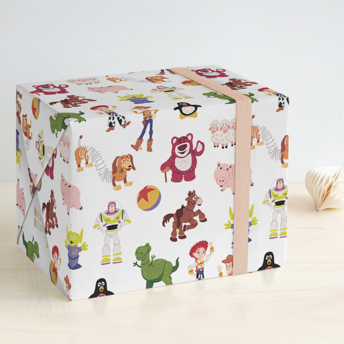 Andy's Toys from Disney and Pixar Wrapping Paper Sheets by Rebecca ...