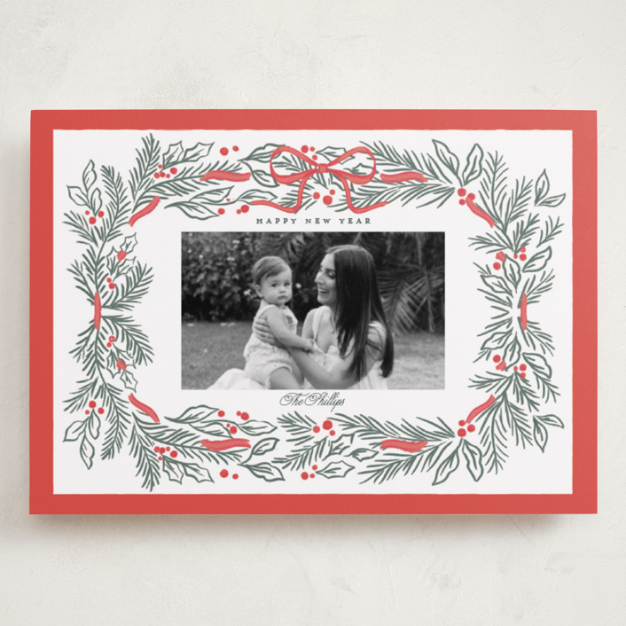 Bough and Bow Grand Holiday Cards by Itsy Belle Studio | Minted
