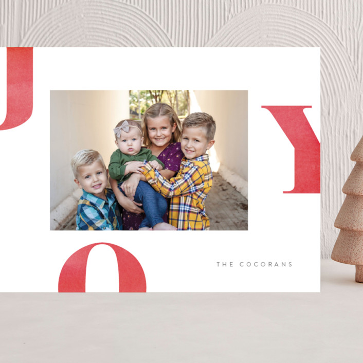 Letters of Joy Grand Holiday Cards by Jessica Maslyn | Minted