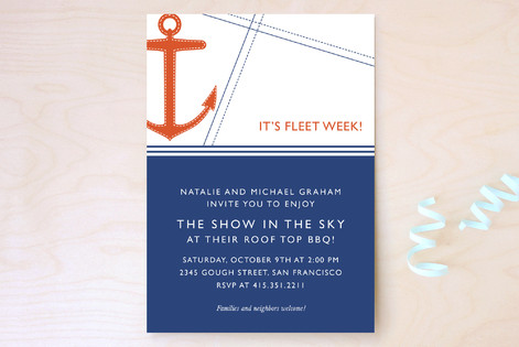Regatta Party Invitations by Oscar and Emma - Karl... | Minted