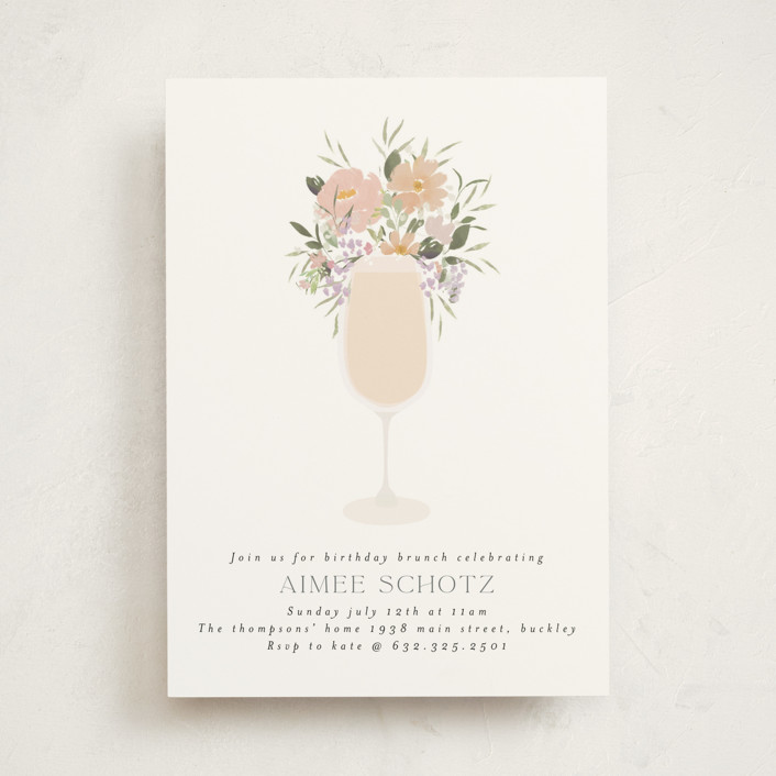 Garden Brunch Party Invitations by Itsy Belle Studio | Minted