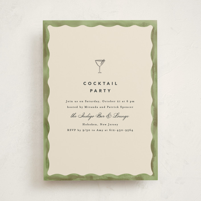 Formal scallop Party Invitations by Creo Study | Minted