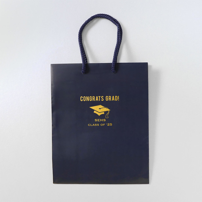 Congrats Grad Block Font Party Bag, set of 25 Party Favor Bags by ...