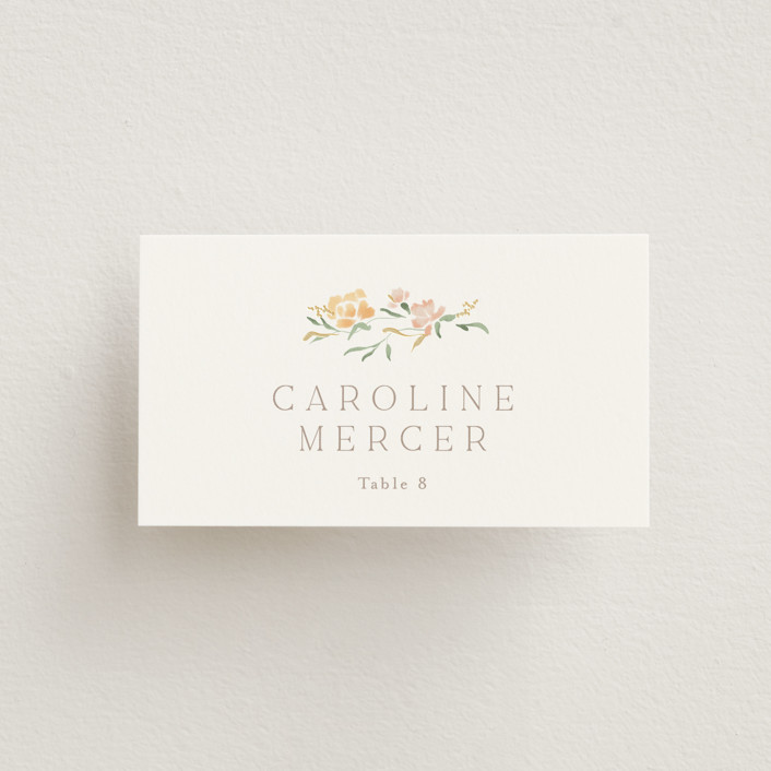 Victorian Trellis Foil-Pressed Place Cards by Erin L. Wilson | Minted