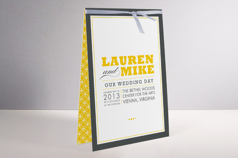 Cocktail Hour Unique Wedding Programs by Ariel Rut... | Minted
