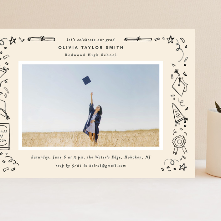 Iconic Grand Graduation Party Invitations by Creo Study | Minted