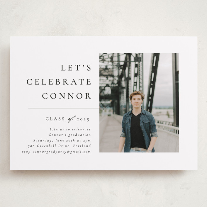 Divided Grand Graduation Party Invitations by Meggy Masters | Minted