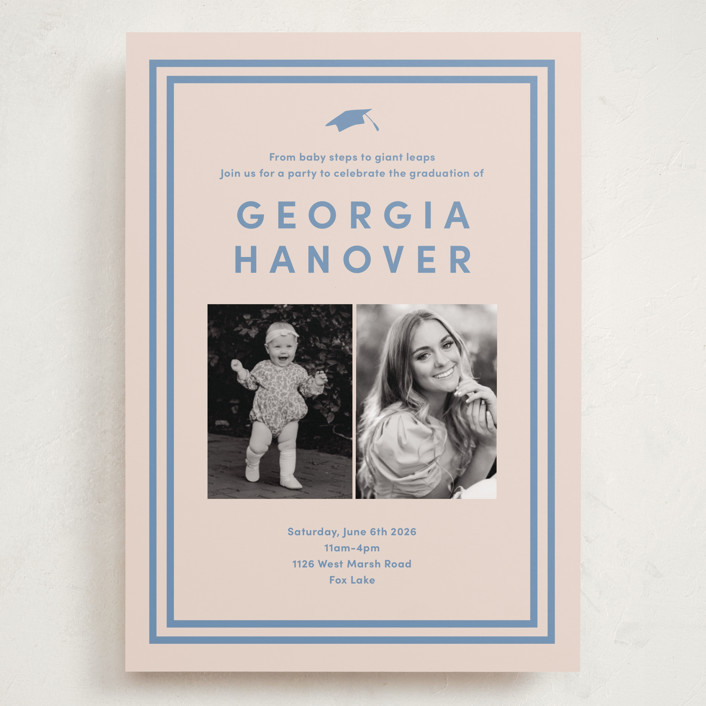 Classically done Grand Graduation Party Invitations by Inkblot Design ...