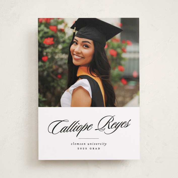 Most classic Graduation Announcements by Lea Delaveris | Minted