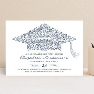 Graduation Party Cap Graduation Announcements by P... | Minted