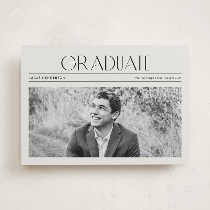 newspaper Graduation Announcements by Kaydi Bishop | Minted