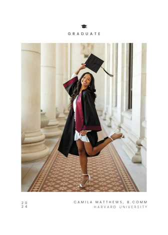 Hats off Graduation Announcements by Nicole Walsh | Minted